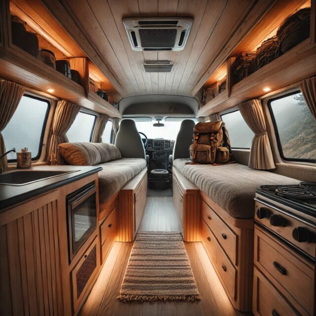 Lits peignes et matelas pour vans aménagés